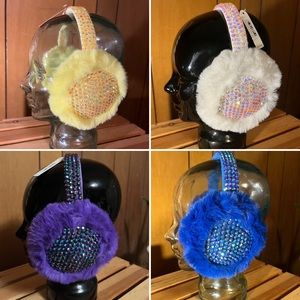 Accessories | Snow White Bling Ear Muffs | Poshmark